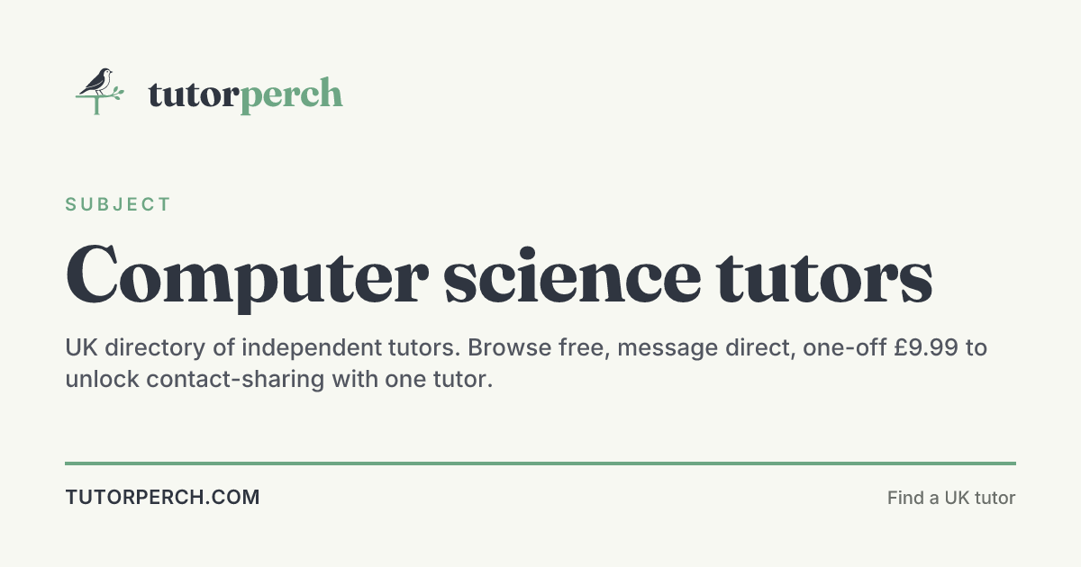 Computer Science tutoring explained: GCSE and A-level